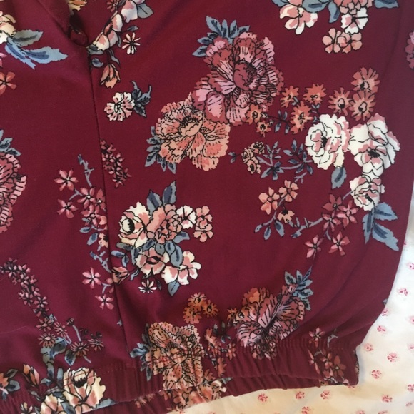 Pink Rose | Pants & Jumpsuits | Magenta Floral Leggings | Poshmark